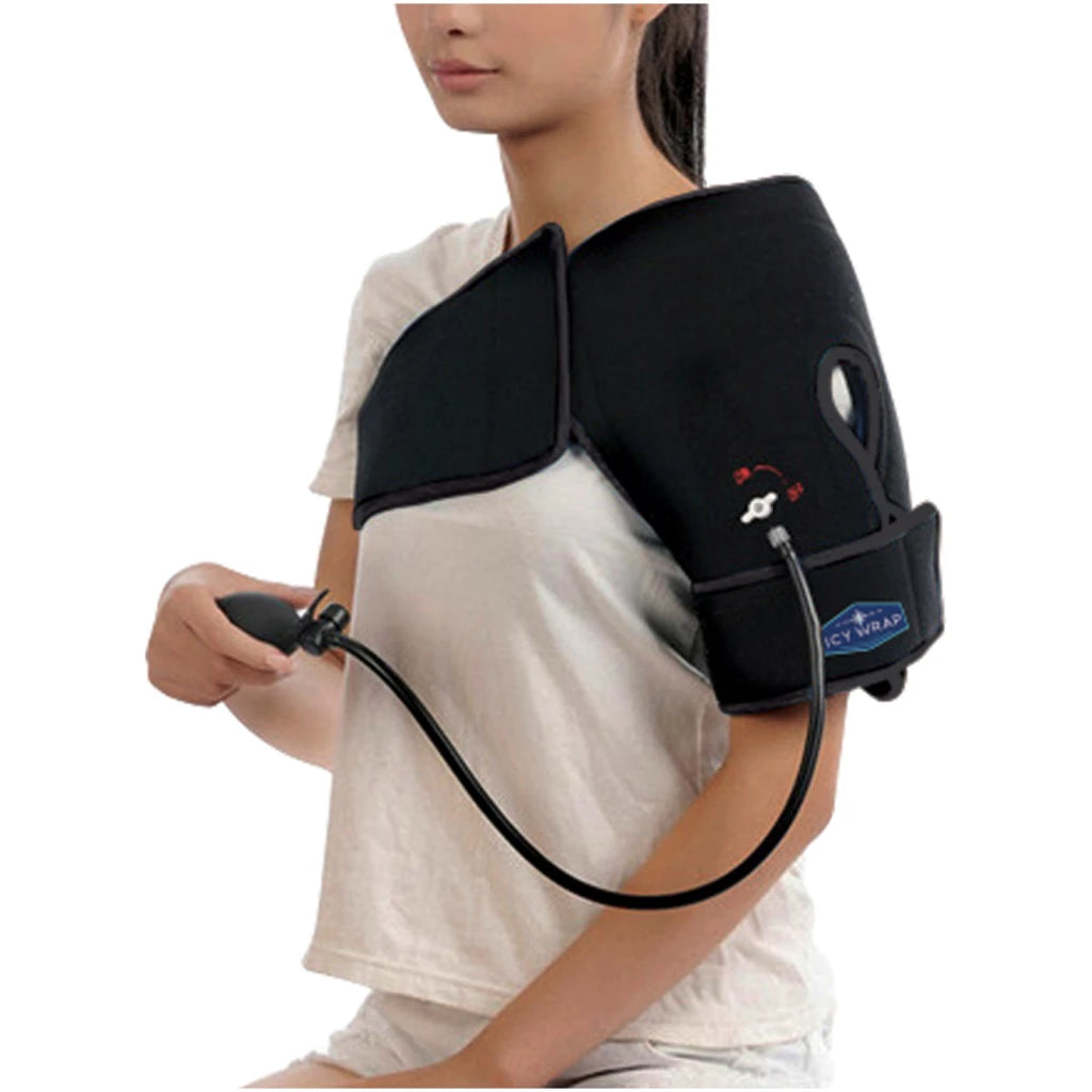 Icy Cold Compression Wrap For Shoulder - Home Rehab Equipment