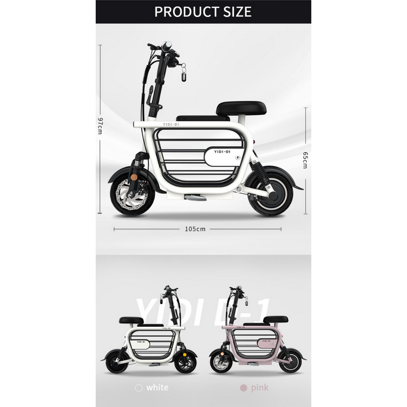 Mopet Two Wheel Pet Carrier Mobility Scooter - Home Rehab Equipment