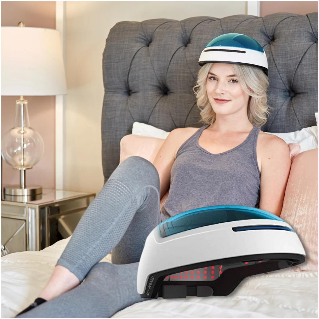 Laser Hair Growth Cap Helmet by Laser Hero - Home Rehab Equipment