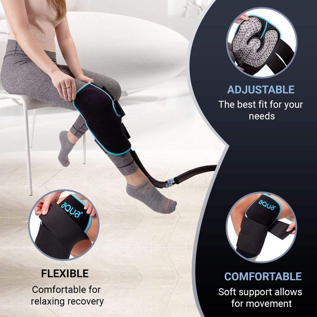 Versatile Joint Attachment - Cold Water Therapy Wrap - Home Rehab Equipment