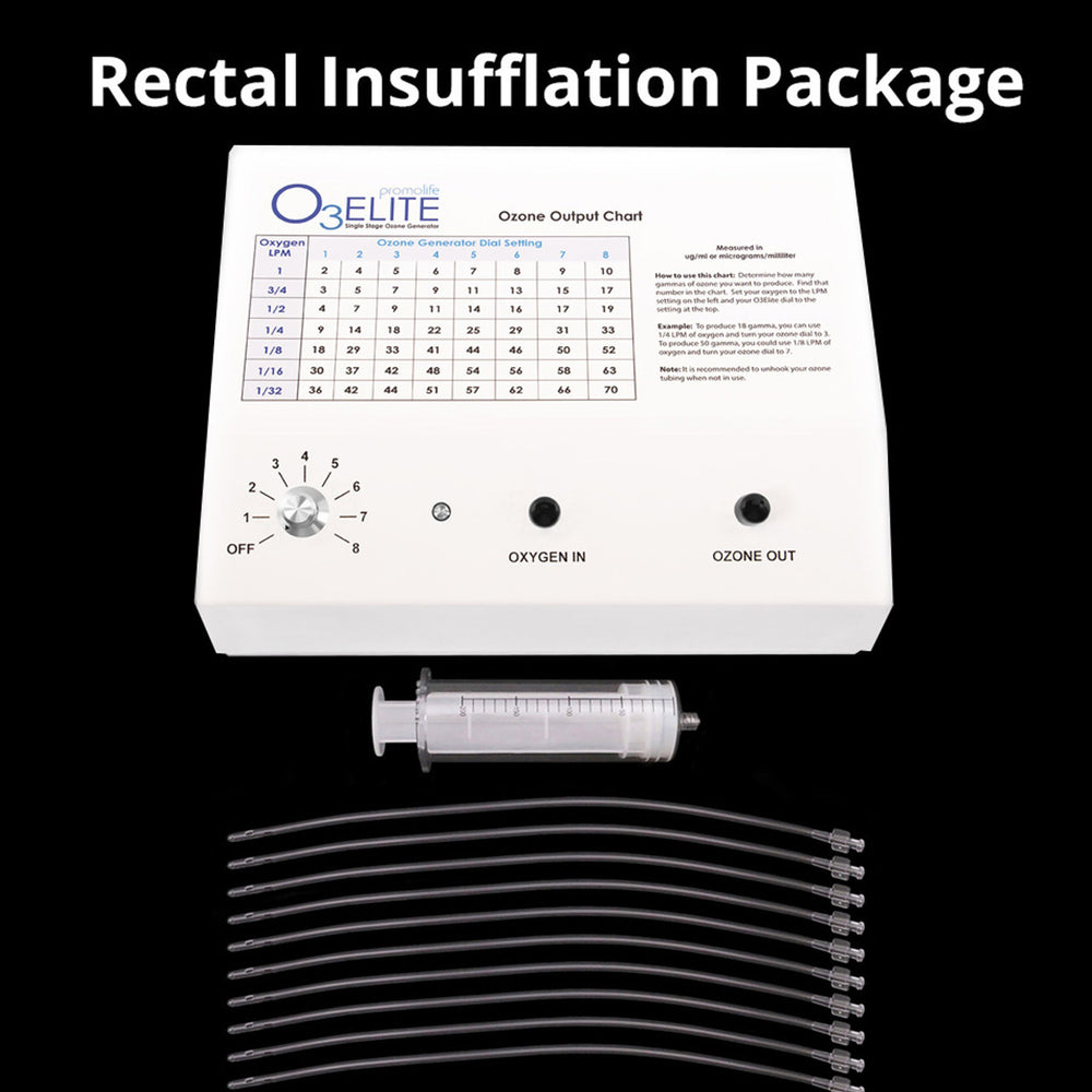 Ozone Rectal Insufflation Package - Home Rehab Equipment